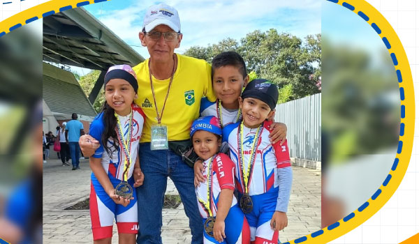 Triunfo en el campeonato nacional de patinaje de velocidad.